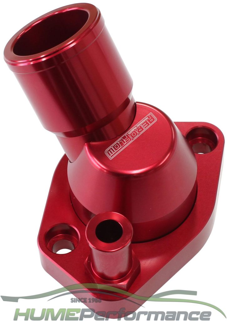 Billet 45 Swivel Thermostat Housing Red Finish Suit Ford Windsor 289