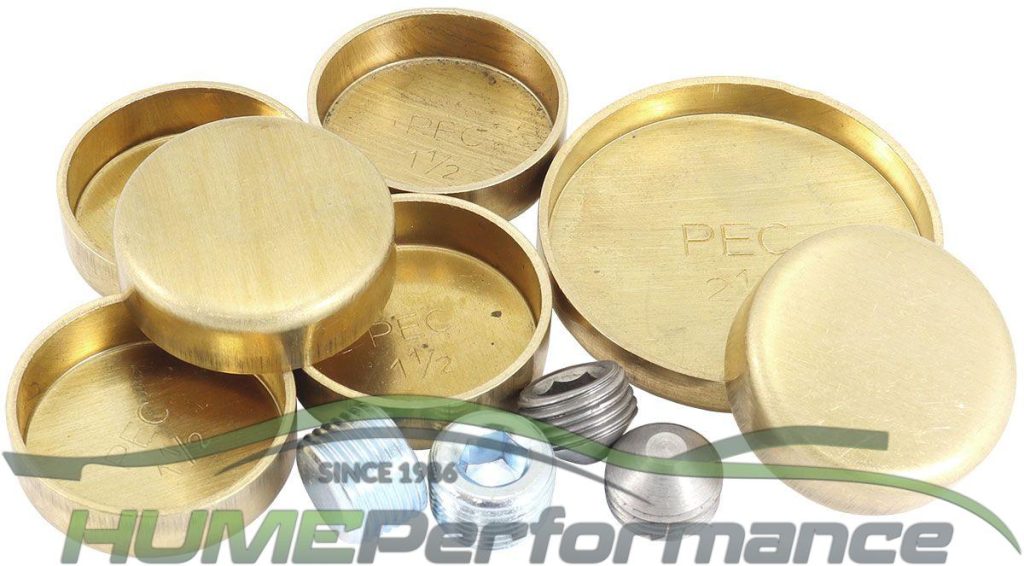 FORD V8 302 351 CLEVELAND ENGINE WELSH PLUG KIT BRASS - Hume Performance