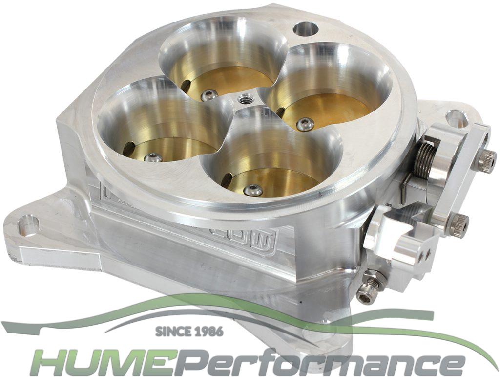 Billet Aluminium 4 Barrel 1375cfm Throttle Body Natural Finish. Suit ...